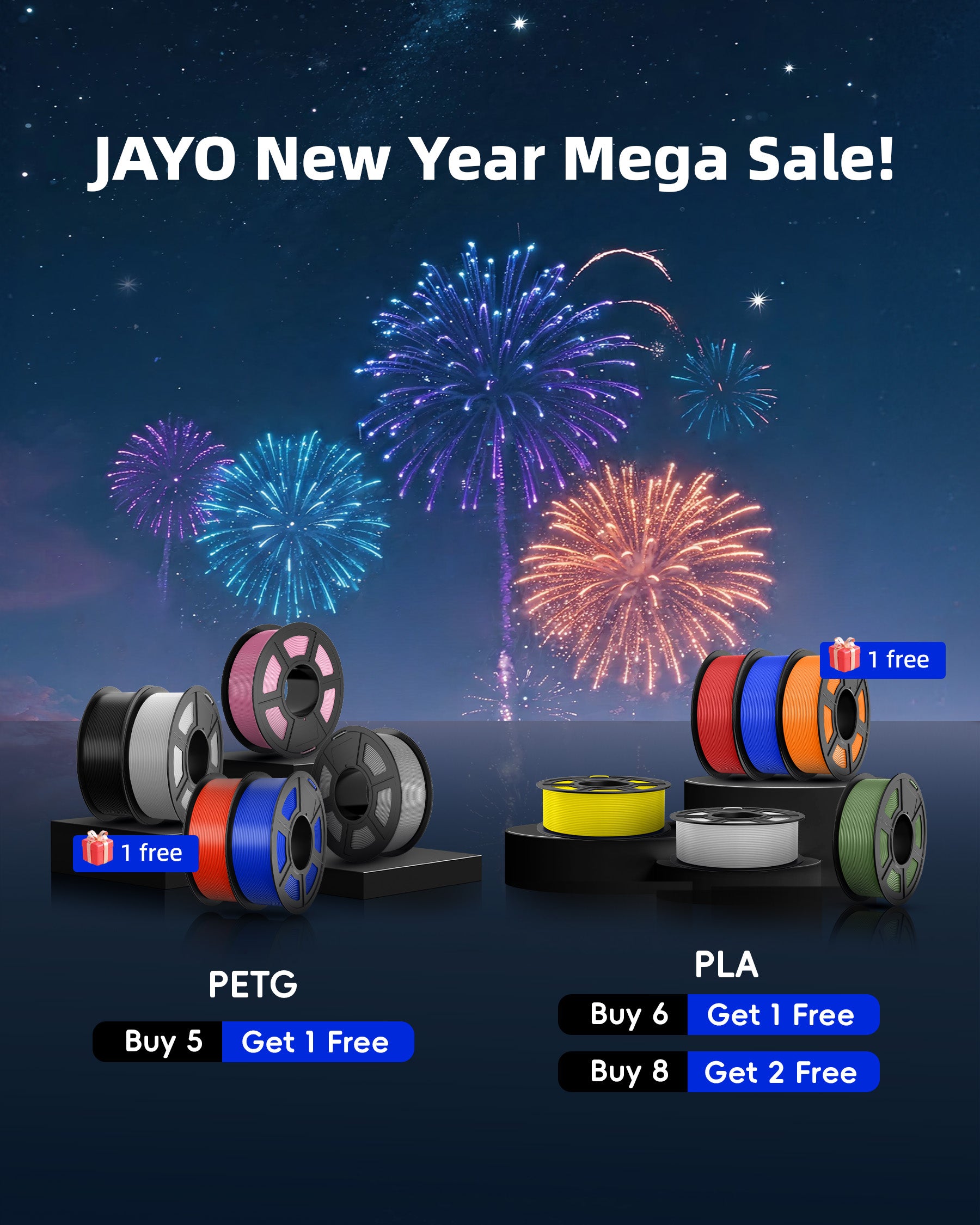 Jayo Official Store High-quality 3D Printer Filaments and Resins – jayo3d