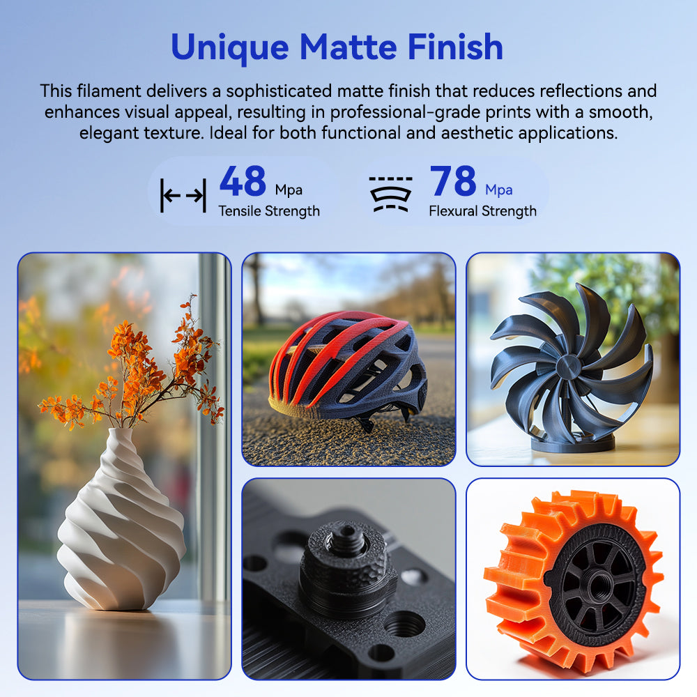 JAYO High Speed Matte PETG 1KG/1.1KG*5 Rolls 3D Printing Filament Bund ...