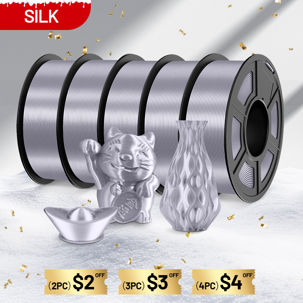 JAYO Silk 1.1KG*5 Rolls 3D Printing Filament Bundle – jayo3d